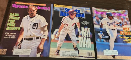 Major League Baseball Themed Sports Illustrated Magazine Lot of 12 ...