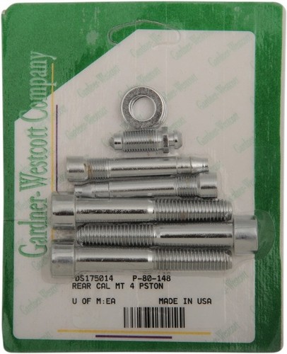 Gardner-Westcott P-80-148 Rear Caliper Mounting Allen Bolt Kit - Chrome ...