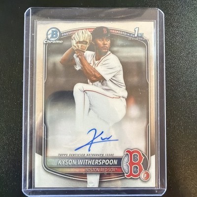 2025 Bowman Draft Kyson Witherspoon 1st Prospect Chrome Auto #CPA-KW ...