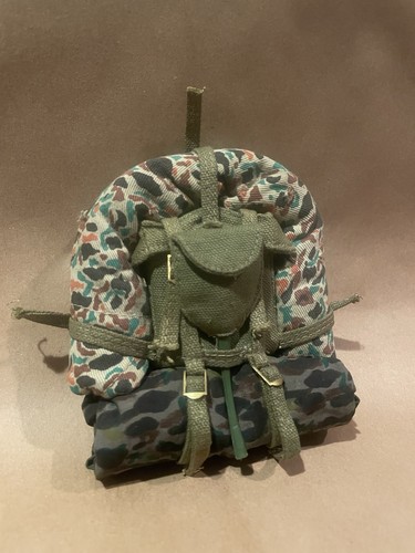 1964 GI Joe Action Marine - Full Camo Backpack | eBay