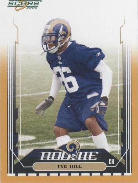 2006 Score - Gold #366 Tye Hill /600 (RC) for sale online | eBay