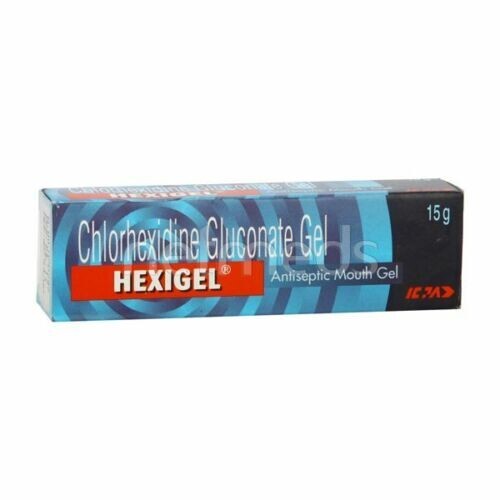 Dental HEXIGEL Antiseptic Gluconate Mouth Gel 15gm For Rapid Healing of ...