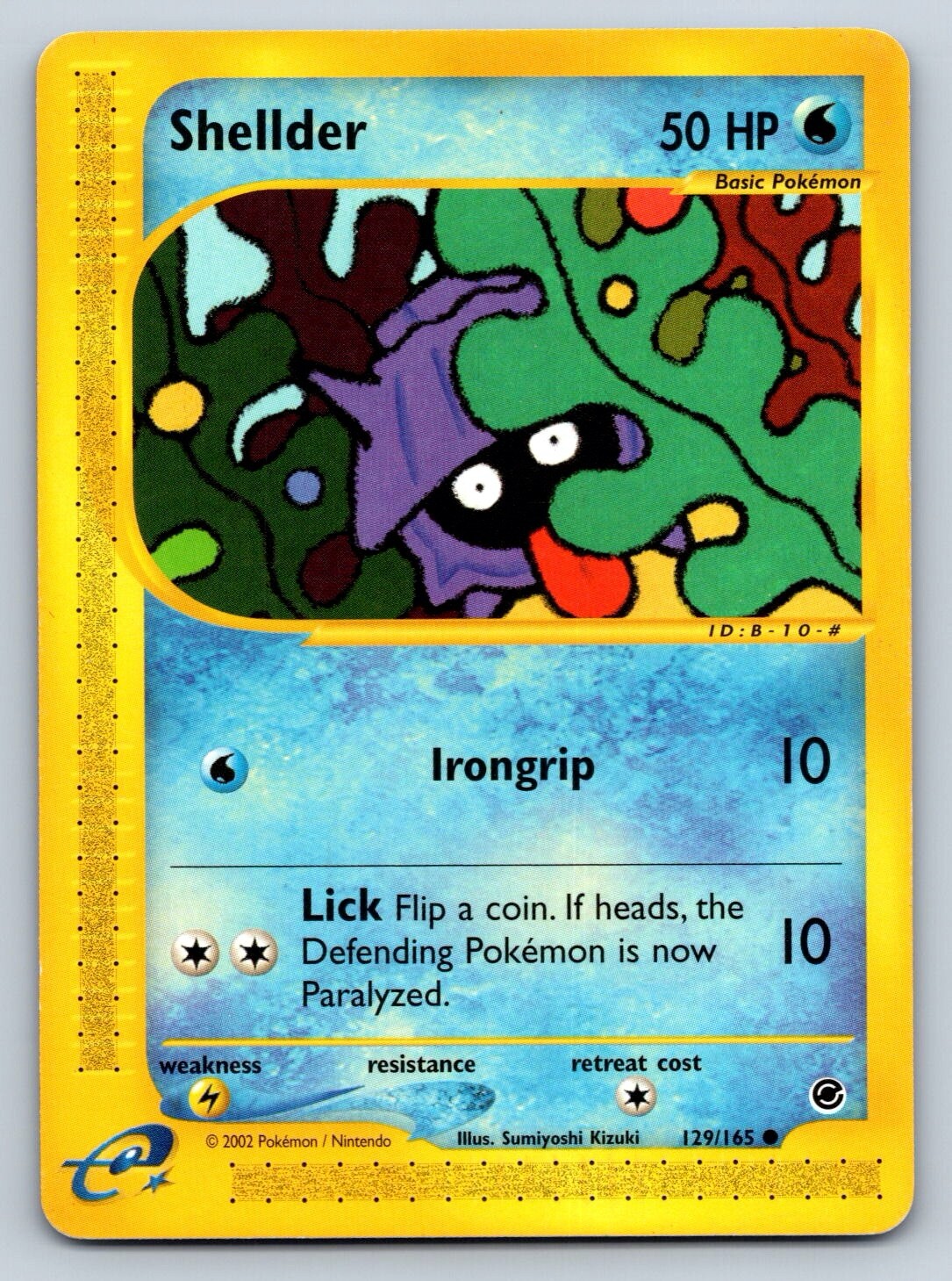 Shellder - Expedition 129/165 Vintage e-Series WotC Pokemon Card LP | eBay