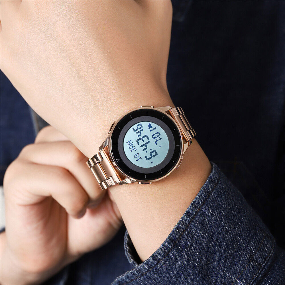 SKMEI Men Watch Muslim Prayer Wristwatch Qibla Time Reminder Male ...