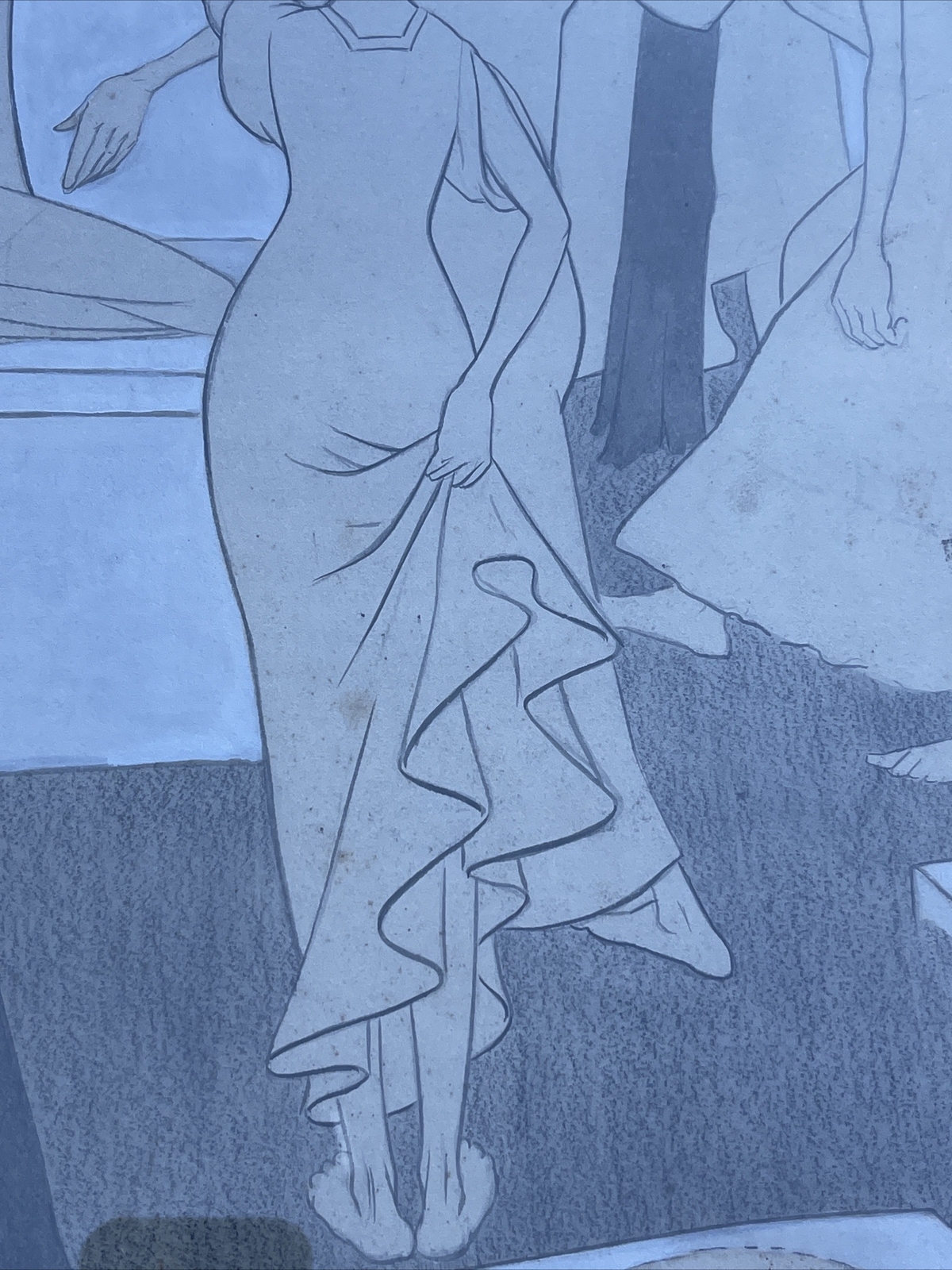 Sidney H Sime Drawing Illustration Antique Listed Famous Portrait POET ...