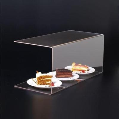 Clear Acrylic U-Shape Sneeze Screen Food Guard Cough Display Markets ...