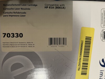 Compatible HP LaserJet 4100 400 mfp Black Toner C8061A HP 61A | eBay