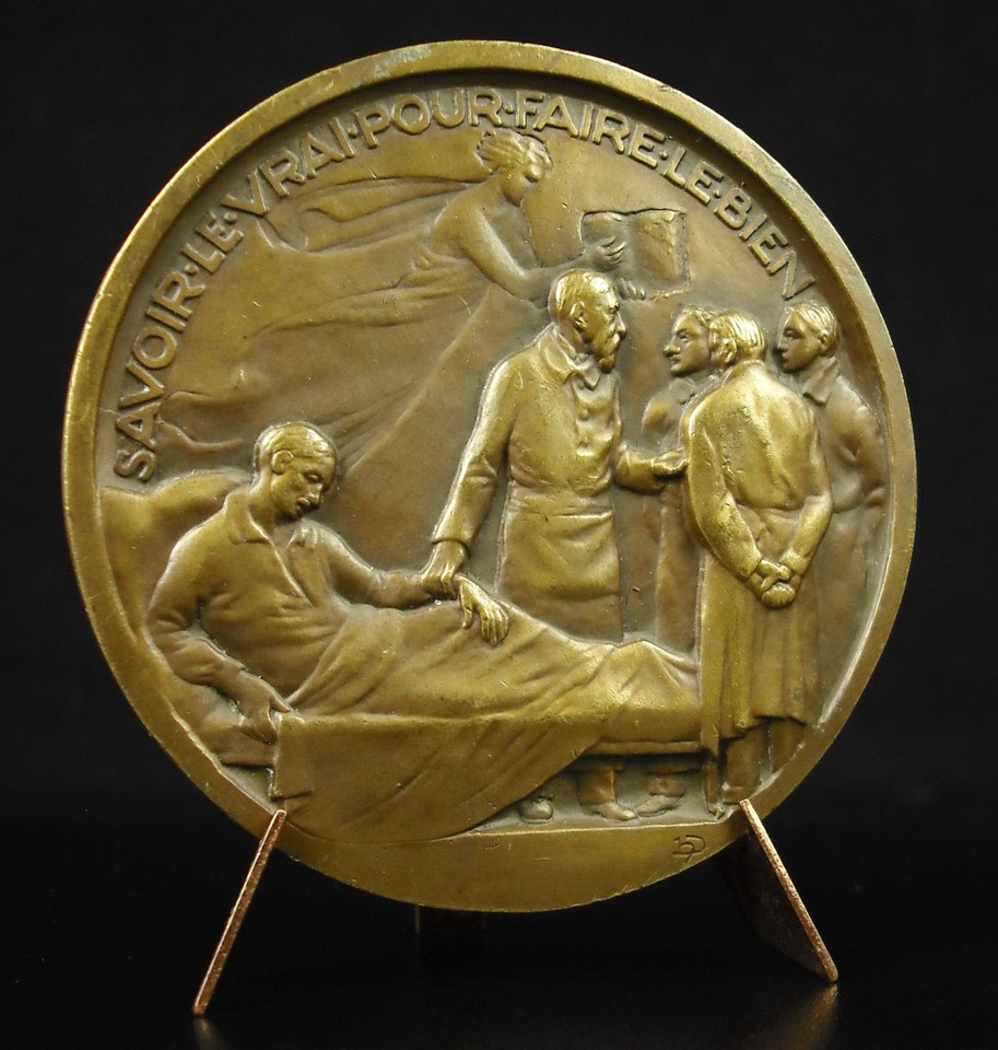 Doctor Achard 1927 Medal 'Knowing the truth to do good' Medical Medal ...