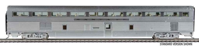Walthers Proto Santa Fe (ATSF) Budd Hi Level Step Down Coach Deluxe 920 ...