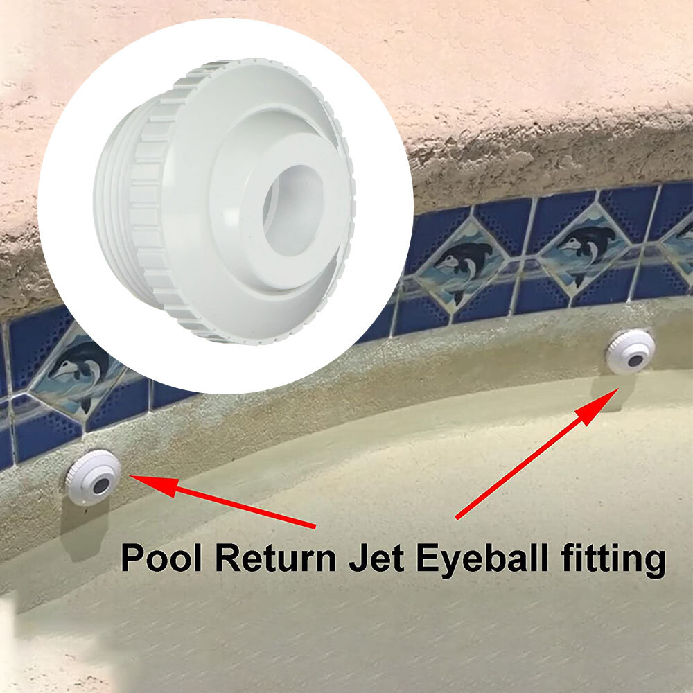 Swimming Pool Waterfall Fountain In-ground Pool with Jet Return Fitting ...