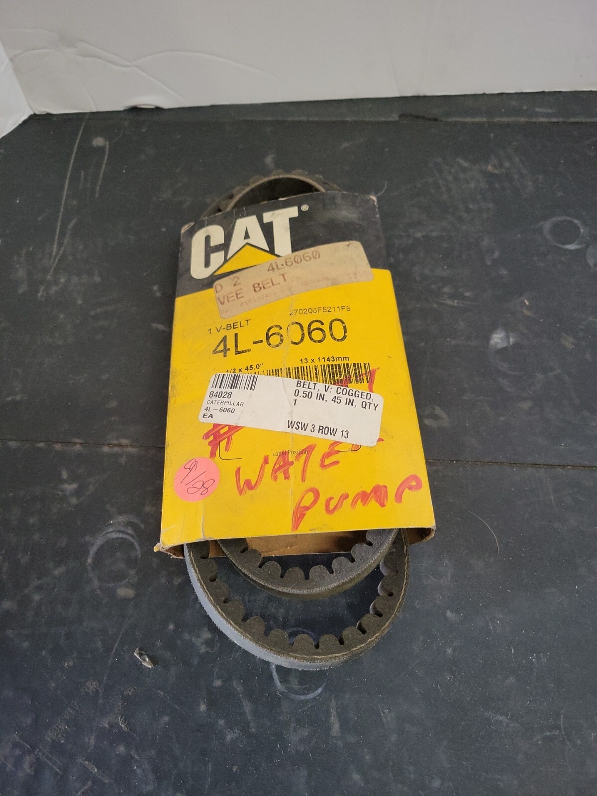 Genuine OEM Caterpillar CAT V-Belt 4L-6060 V | eBay