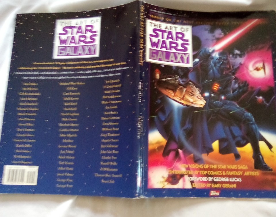 TOPPS Comics- LUCAS FILMS - THE ART OF STAR WARS GALAXY BOOK - 1993 ...