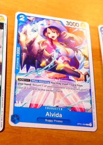 ONE PIECE PARAMOUNT WAR ENGLISH CARD GAME CARTE OP01-064 Alvida EN MINT ...
