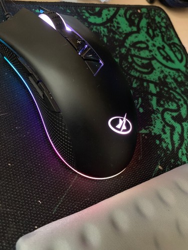 Rosewill RGB Gaming Mouse 12000 DPI 11 RGB Effects Optical Wired Neon ...