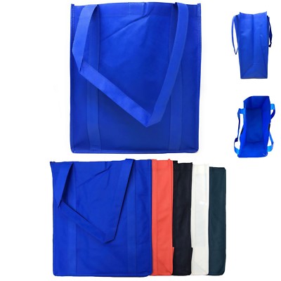 1 Dozen Grocery Shopping Totes Bags Hook & Loop Closure 14x16 ...