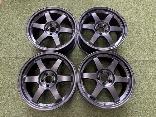 JDM Wheels RAYS 17x8 5x100 43 Volk Racing TE37 Color: Matt Gunmetallic ...
