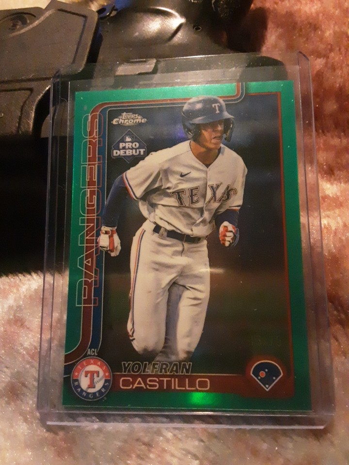 2025 Topps Debut Volfran Castillo 43/75 Aqua Foil PCD-51 | eBay