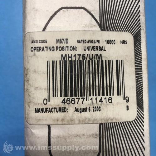 Philips MH175/U/M 175W ED-17 Medium Base Universal Burn Lamp FNFP | eBay