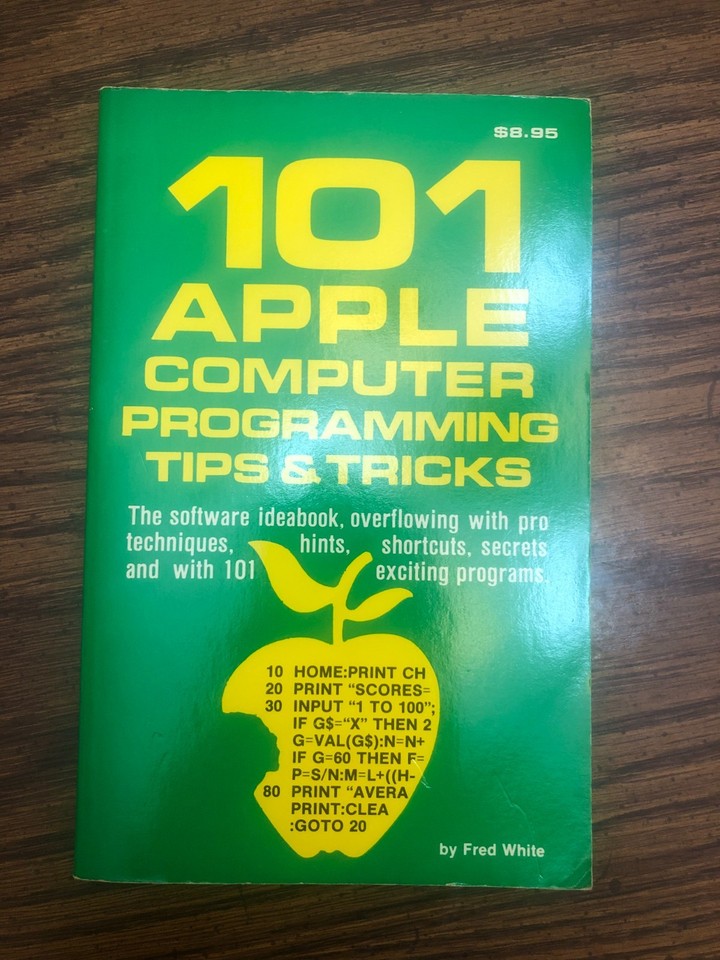 Vintage Lot of 9 Original Apple Computer Books & Reference Manuals 1978 ...