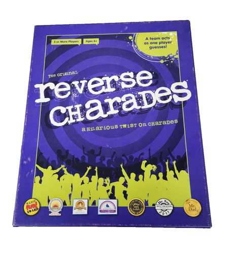 Reverse Charades Original Family Team Party Game, 3+ Players, Ages 6 ...