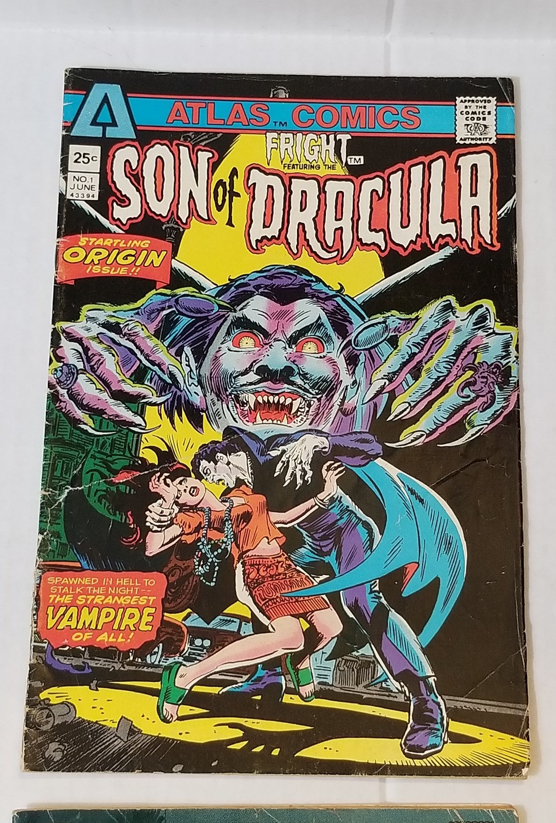 ATLAS COMICS 1975 SON OF DRACULA The COUGER, Planet of VAMPIRES ...