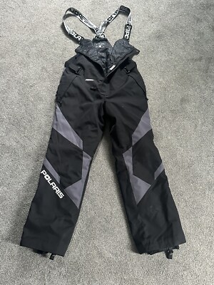 Polaris Mens TECH54 Switchback Snowmobile Bibs Waterproof Warm Black ...