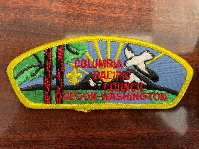 Columbia Pacific Council shoulder patch CSP t-4b, Oregon-Washington ...