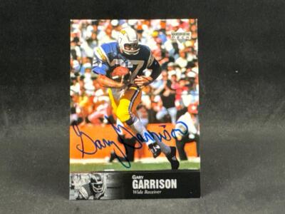 1997 UPPER DECK UD NFL LEGENDS GARY GARRISON AL-106 AUTO SAN DIEGO ...