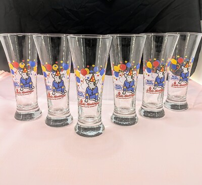 Vintage Spuds Mackenzie Pilsner Party Glasses 1987 Bud Light 12 Oz ...