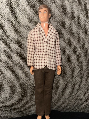 Vintage barbie Ken doll 1968 mattel Plaid Jacket | eBay