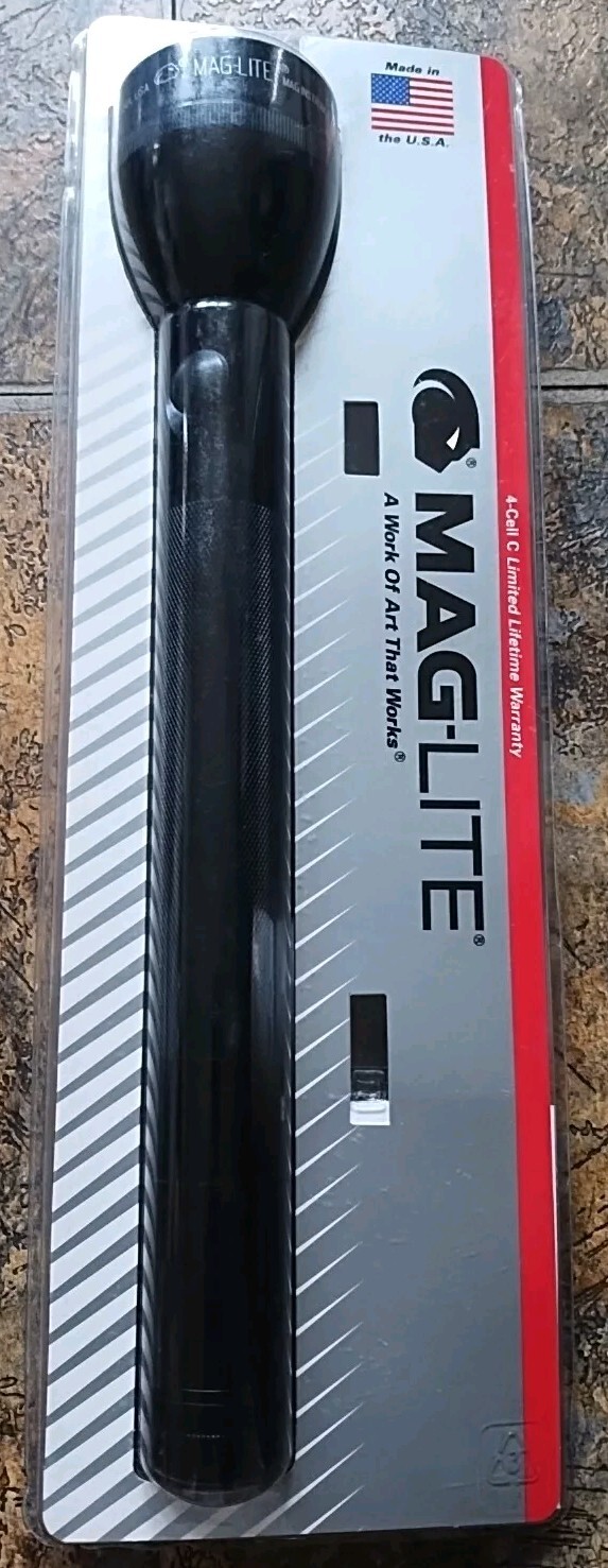 New MAGLITE 4C Cell Flashlight, Black Xenon Mag Lite Maglight | eBay
