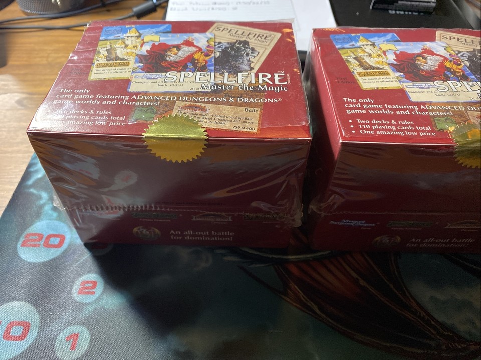 Spellfire TCG Card Game 2nd Edition Starter Box Empty With Plastic Wrap ...