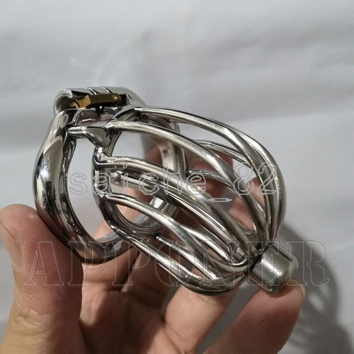 Stealth Lock Chastity Cage Stainless Steel Male Chastity Device ...