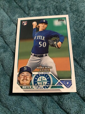 2023 Topps Update #US193 Bryce Miller Rookie Debut 5/2/23 Seattle ...