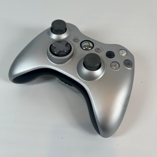 Original Microsoft Xbox 360 Wireless Controller Gamepad Silver OEM | eBay