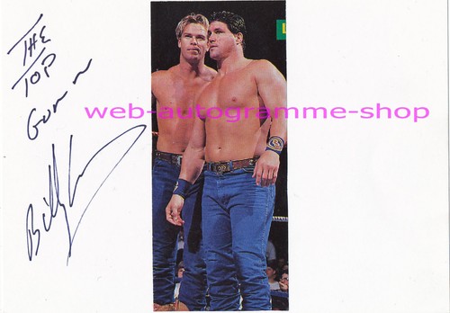 BILLY GUNN SMOKING GUNS - WWF WWE WCW SIGNED IN PERSON AUTOGRAPH 1997 ...