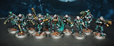 Van Saar Gang + Weapons & Upgrades painted Necromunda Warhammer 40k ...