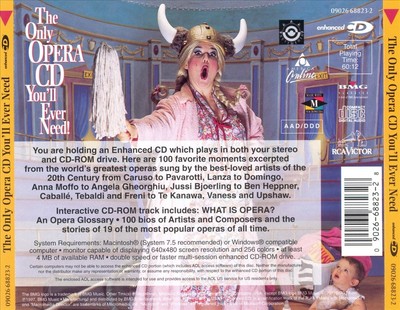 VARIOUS ARTISTS ONLY OPERA CD YOU'LL EVER NEED ! NEW CD | eBay