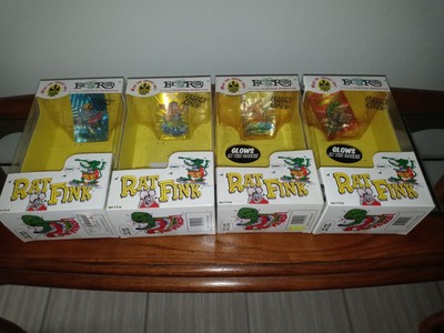 Ed Roth Big Daddy Rat Fink Action Figure Rat-A-Tude 1999 (BOXES ONLY 4 ...