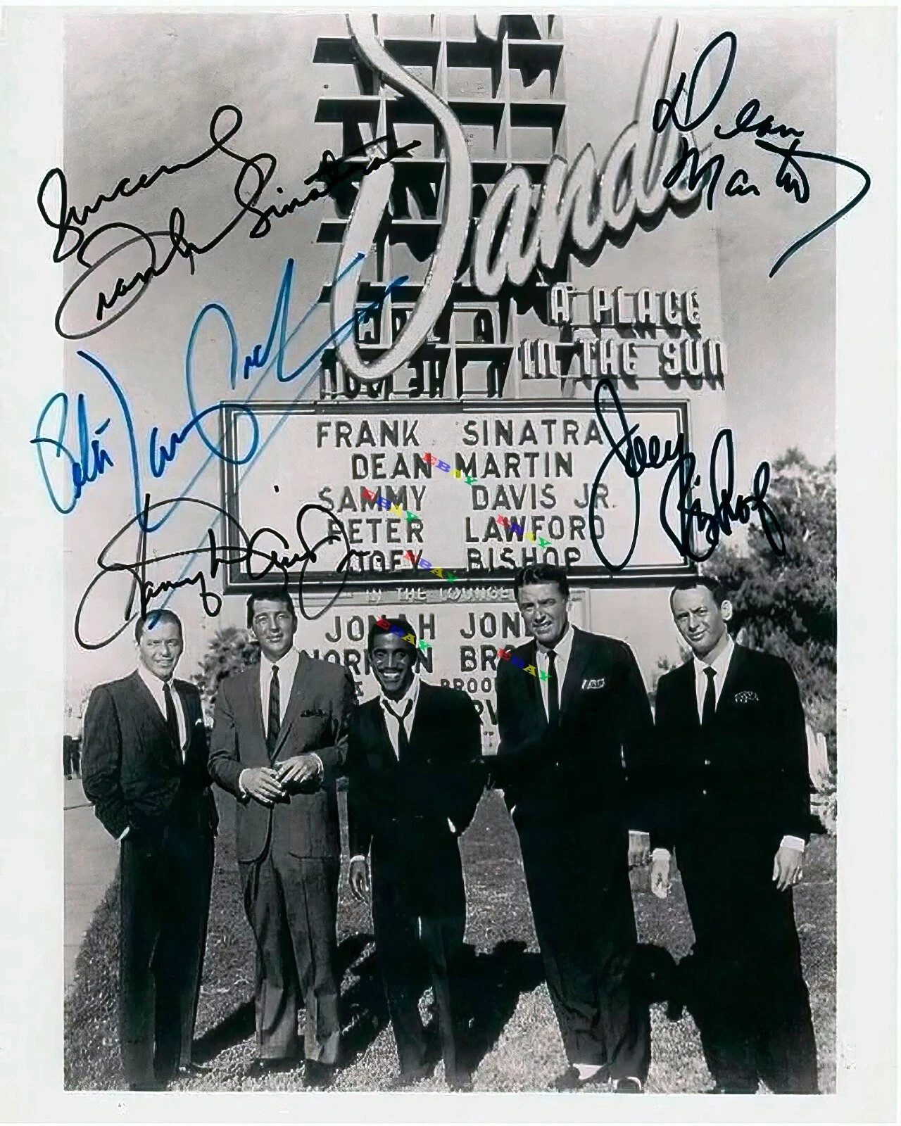 The Rat Pack Frank Sinatra Autographed signed 8x10 Photo Reprint | eBay