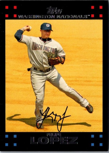 2007 Topps Felipe Lopez #111 Washington Nationals Baseball Card | eBay