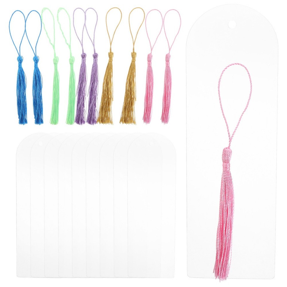 Bookmark Making Supplies Page Marker Arcylic Blank Bookmarks for Crafts ...