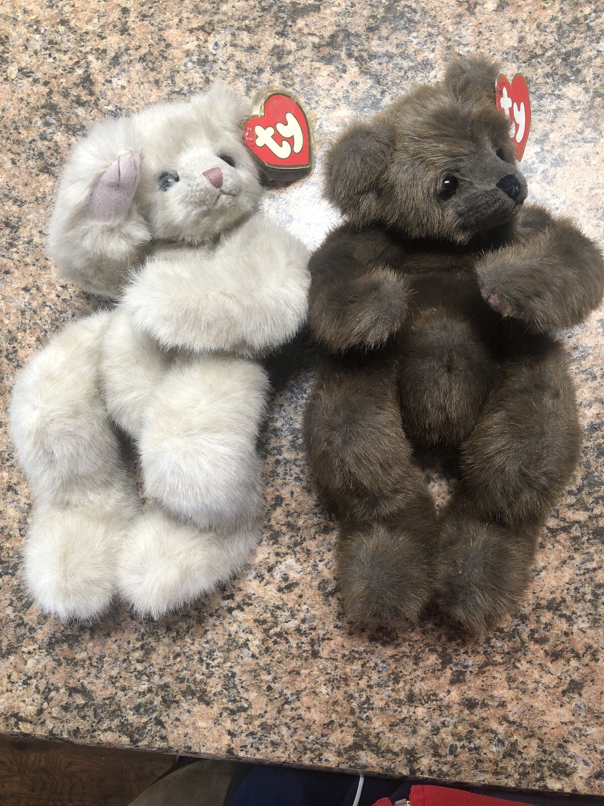 1995 Ty Beanie Babies CUZZY & WUZZY by Sally Winey Bear w/Tags Vintage ...