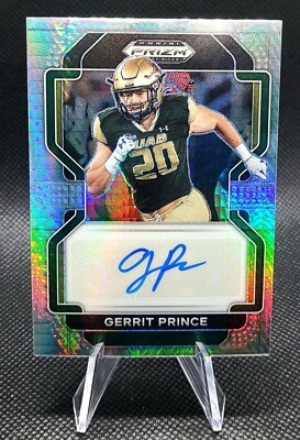 RA-GPR Gerrit Prince Hyper Autograph 2022 Panini Prizm Draft Picks ...