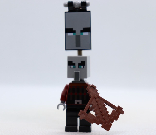Illager Pillager Captain 21188 21267 21160 Minecraft LEGO Minifigure ...