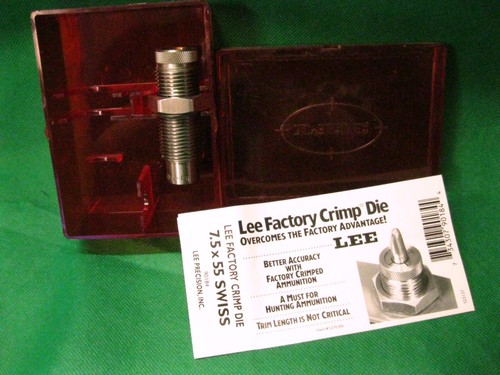 Lee Factory Crimp die 7.5 X 55 Swiss* | eBay