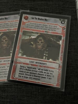Star Wars CCG Let the Wookie Win Decipher 1996 Card LP/NM Condition | eBay