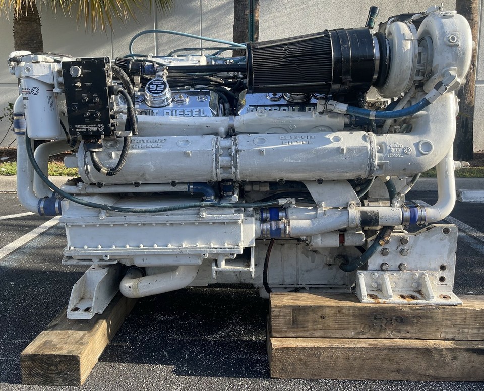 Detroit Diesel 12V92TA, Marine Diesel Engine, DDEC II, 1110 HP @ 2300 ...
