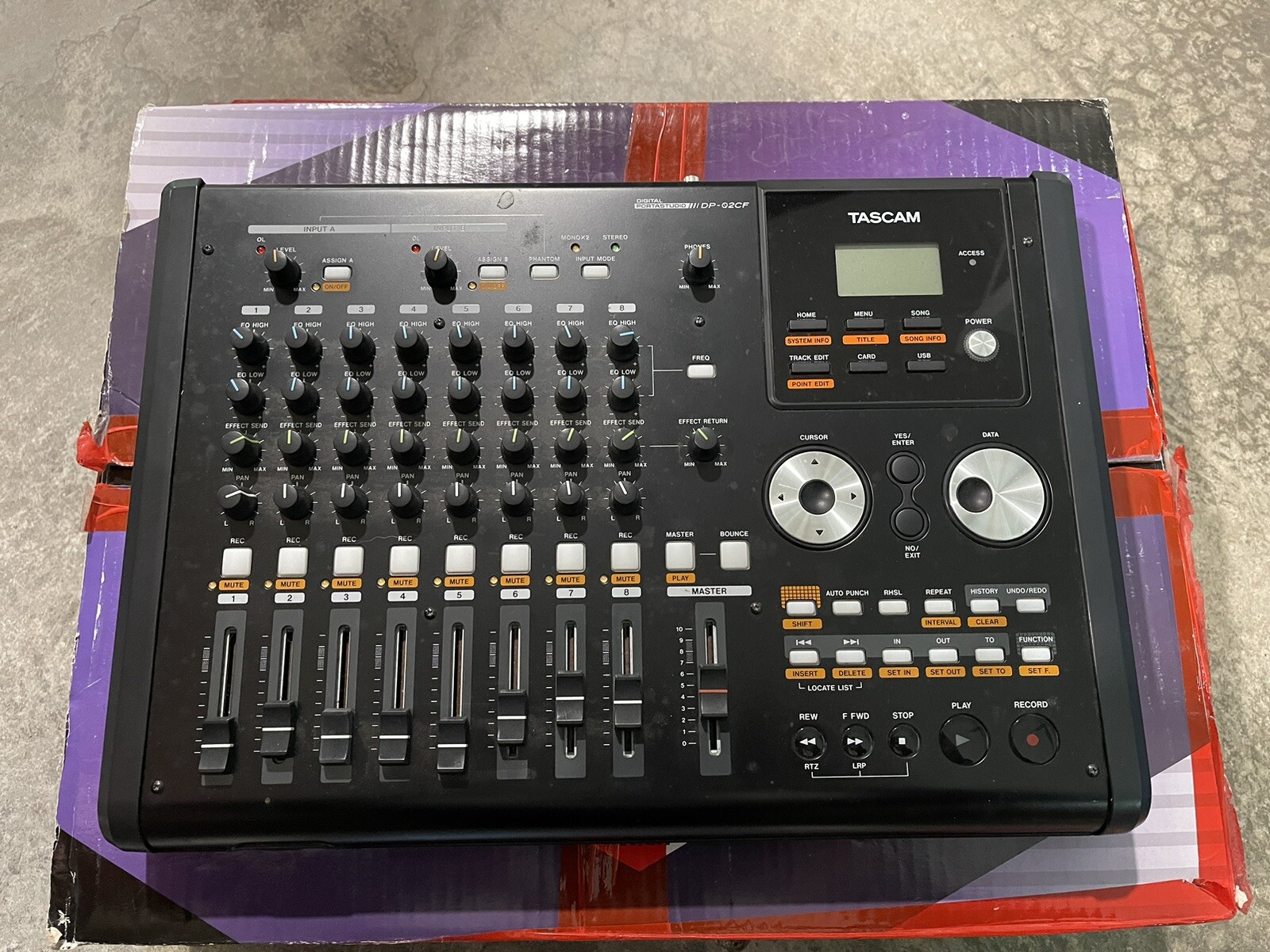 Tascam DP-02 Digital Portastudio Recorder 8-Track Recorder. Open Box ...