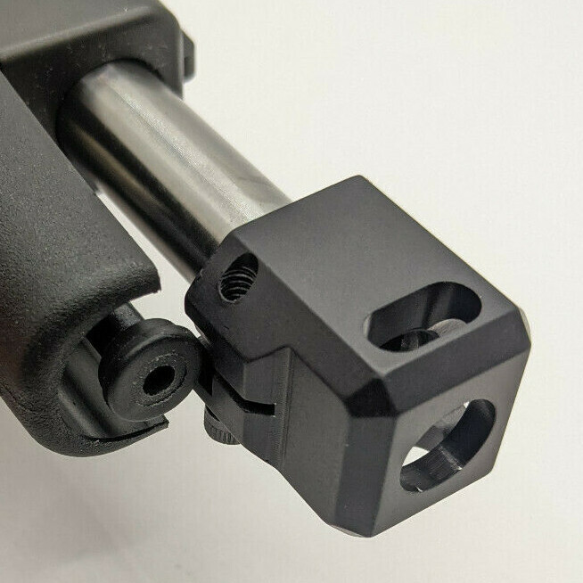 9mm 1/2x28 TPI Muzzle Brake Compensator Ano Black Alum For Springfield ...